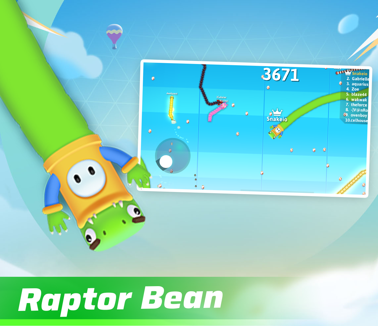 Fall Guys x Snake.io: Come Meet the Beans of The Blunderdome!