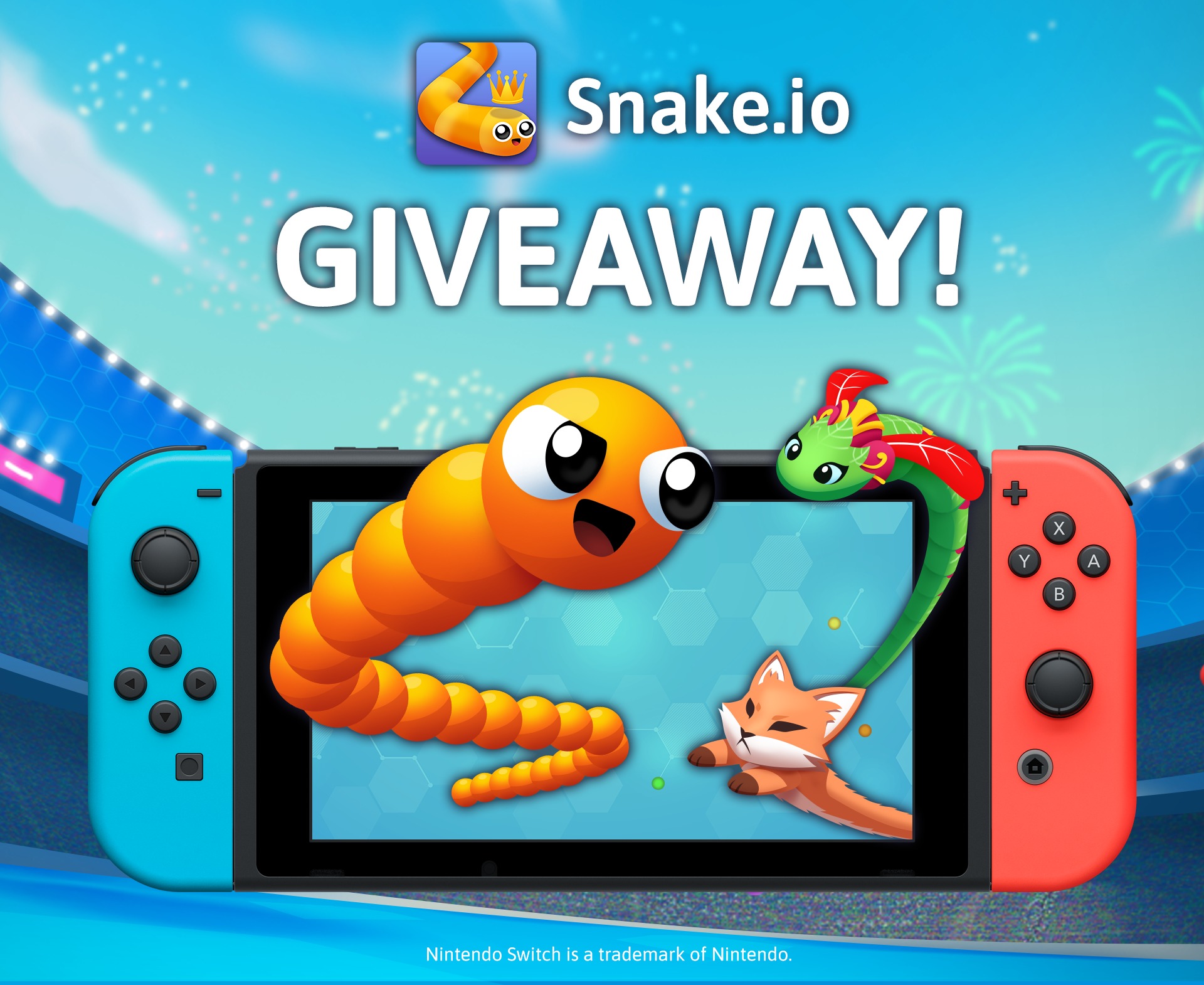 Snake.io Is Now Available On Nintendo Switch!
